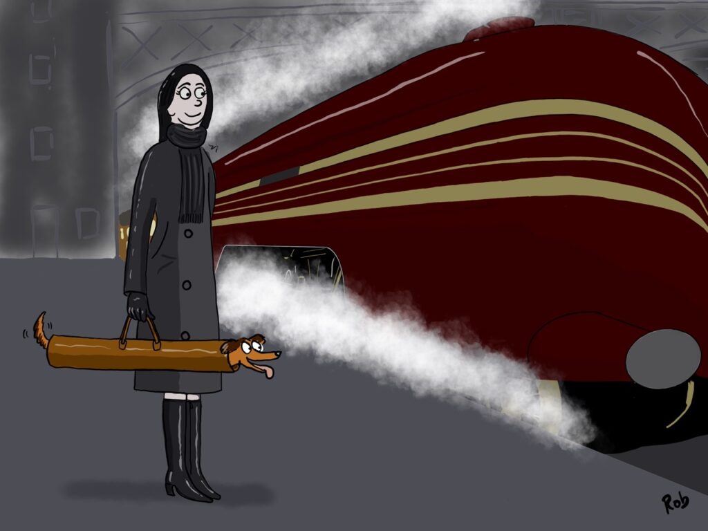 Train Cartoons | Steam & Modern Railway Illustrations