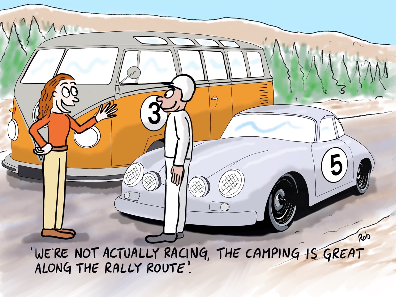 Rallying - Camping - Moving Cartoons