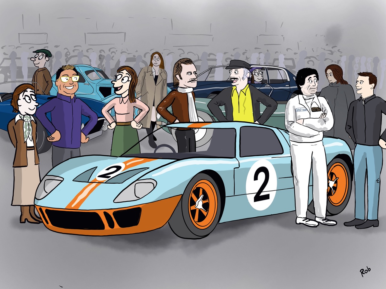 Ford GT40 Original - Moving Cartoons