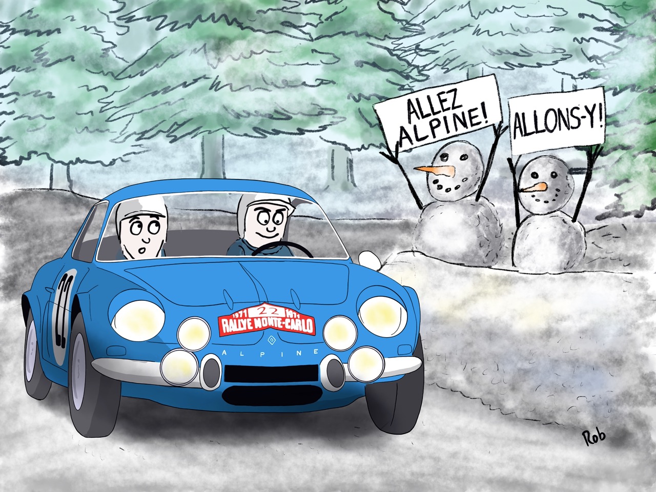 Alpine Monte Carlo - Moving Cartoons