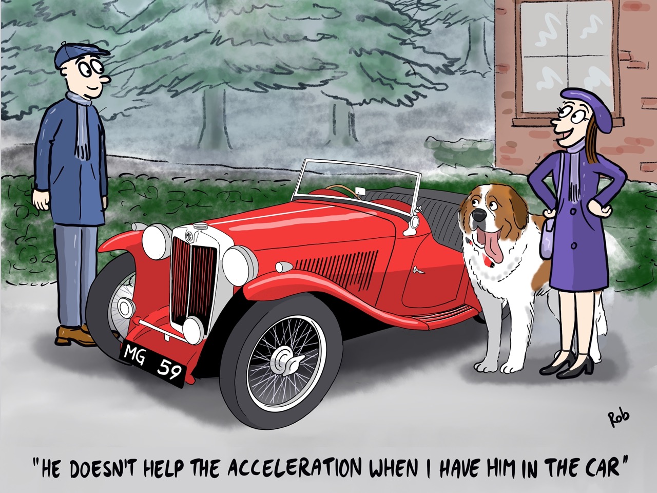 MG-Midget TC - Moving Cartoons
