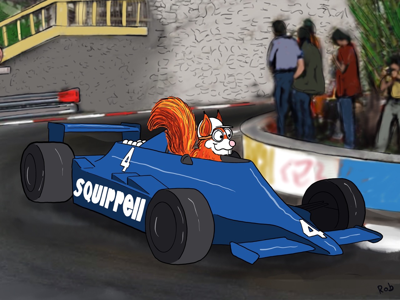 Tyrell F1 - Moving Cartoons